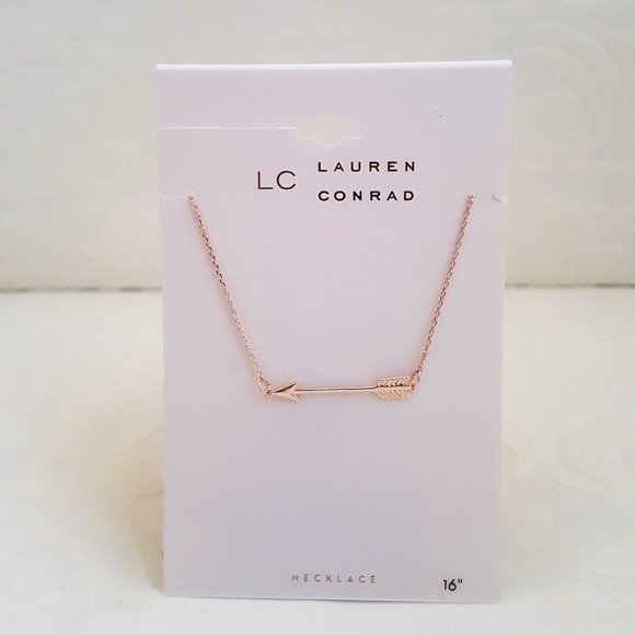 LC Lauren Conrad | Jewelry | Lc Lauren Conrad Rose Gold Plated Arrow ...